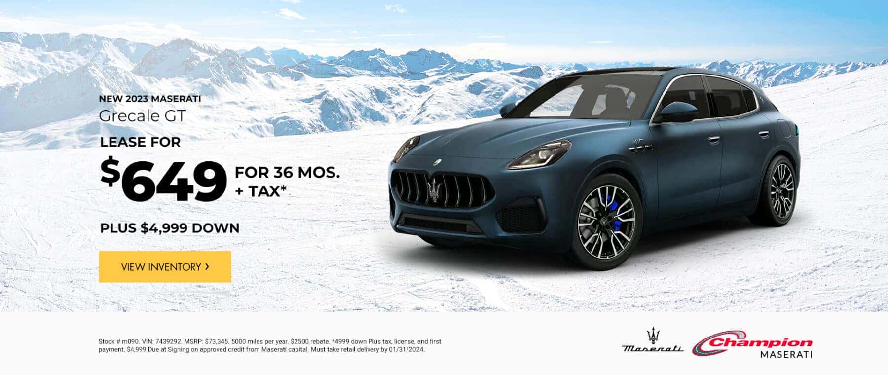 New Vehicle Specials | Champion Maserati