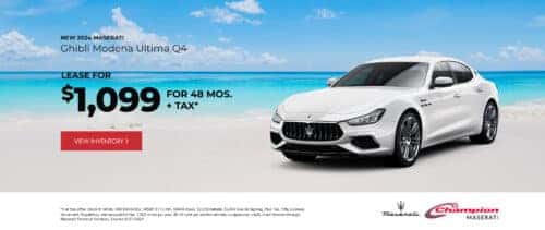 New Vehicle Specials | Champion Maserati