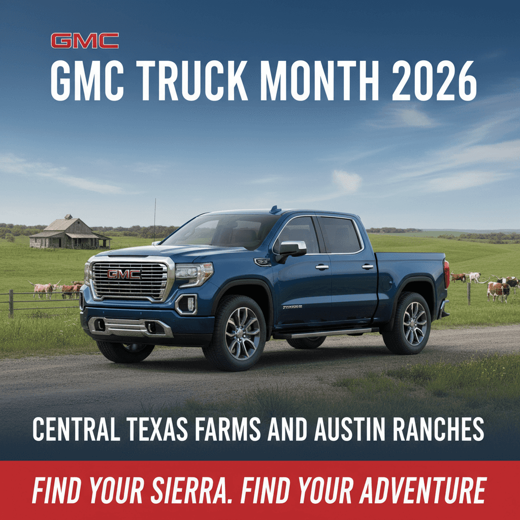 GMC Truck Month 2026 for Central Texas Farms and Austin Ranches ...