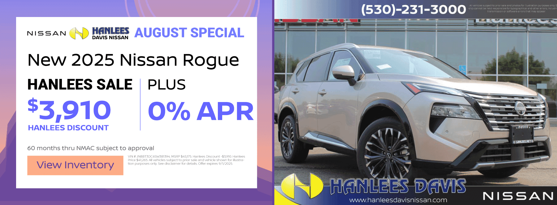 Nissan Dealership in Davis, CA | Serving Davis and Roseville | Hanlees ...