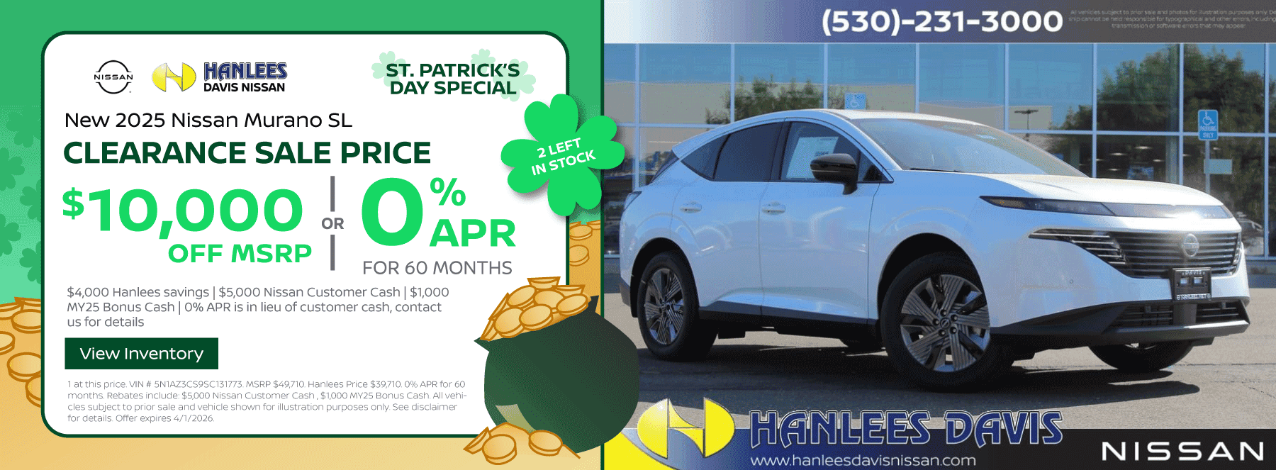 Nissan Dealership in Davis, CA | Serving Davis and Roseville | Hanlees ...