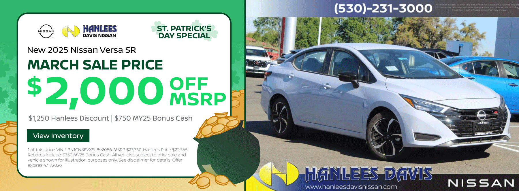 Nissan Dealership in Davis, CA | Serving Davis and Roseville | Hanlees ...