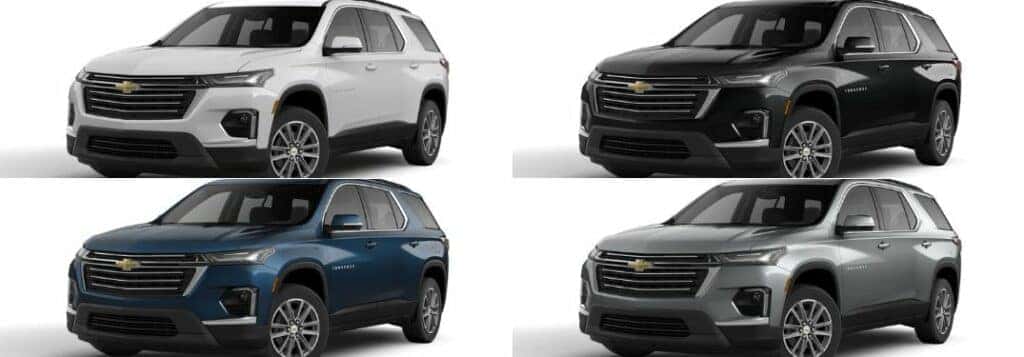 What Are the 2023 Chevy Traverse Interior and Exterior Color Options?
