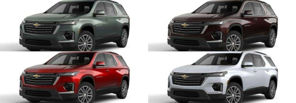 What Are the 2023 Chevy Traverse Interior and Exterior Color Options?