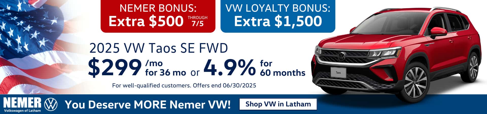 Nemer Volkswagen | Volkswagen Dealer in Latham, NY