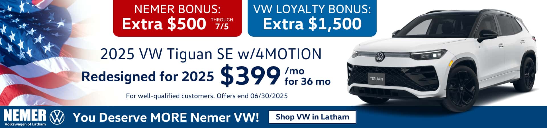 Nemer Volkswagen | Volkswagen Dealer in Latham, NY