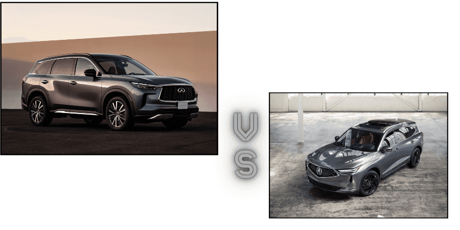 2022 INFINITI QX60 SUV vs 2022 Acura MDX SUV Near Denver, CO