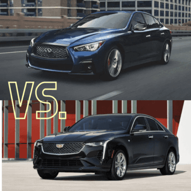 2022 INFINITI Q50 Compared to 2022 Cadillac CT4 Sedan in Colorado