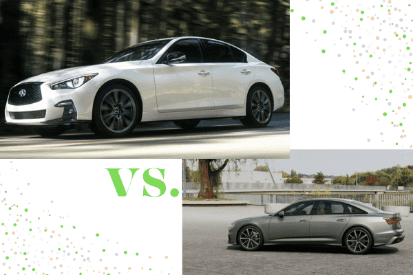 Compare the 2024 INFINITI Q50 with the 2024 Audi A6 in Colorado